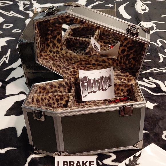 Dolls Kill | Bags | Dollskill Elvira Coffin Makeup Case Stickers | Poshmark